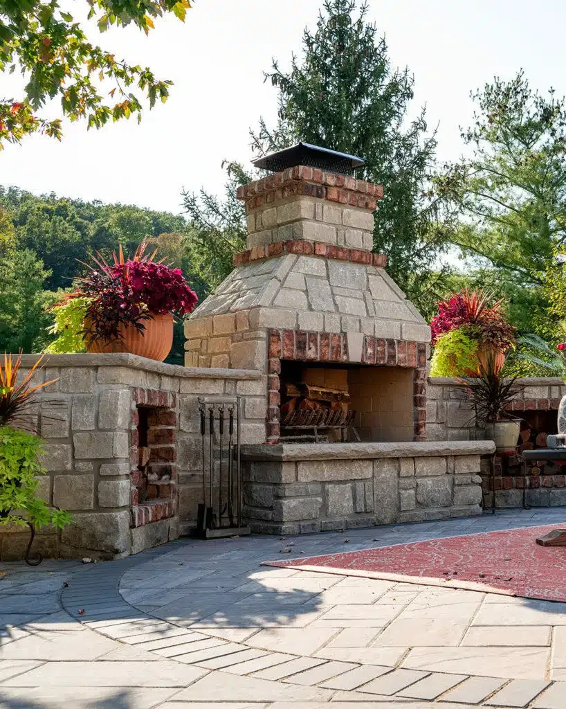 Custom Built Stone Fire Features | Elevate Outdoor