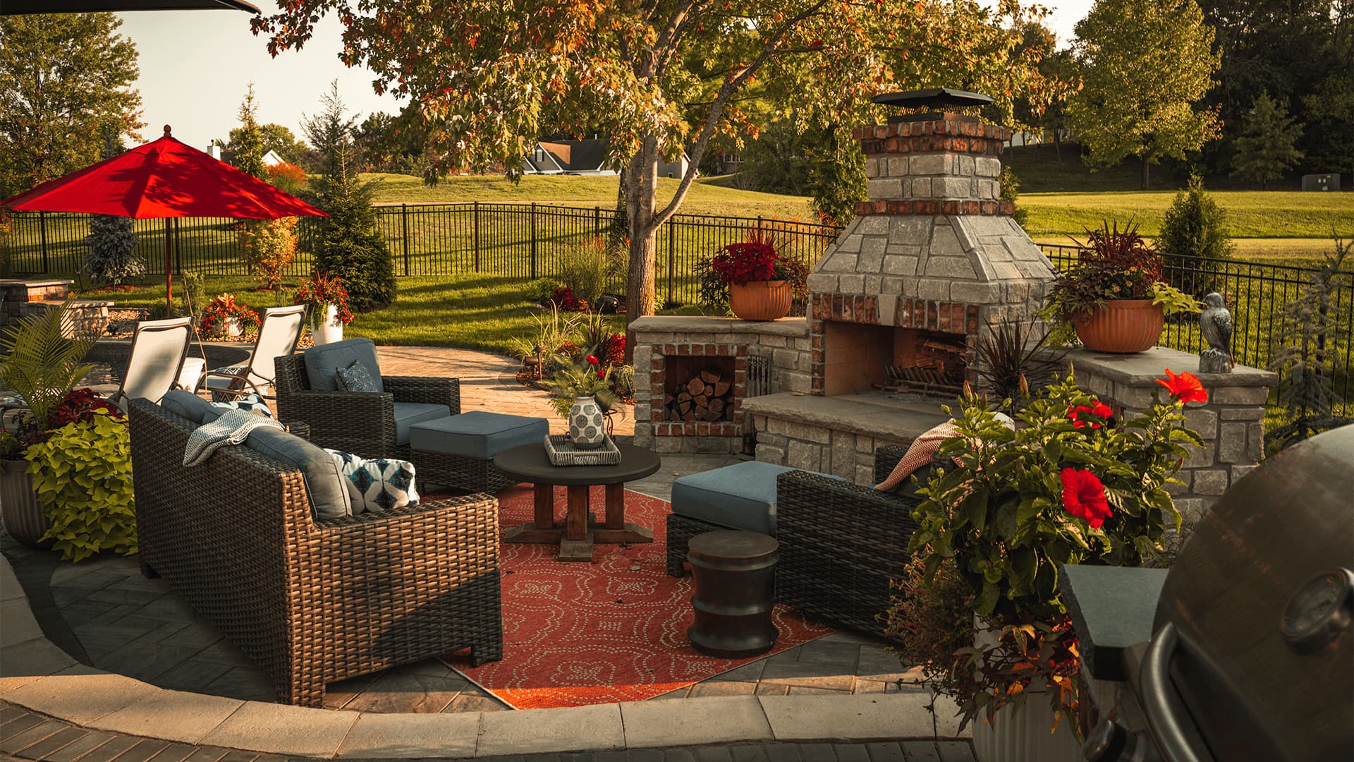 Custom Built Stone Fire Features | Elevate Outdoor