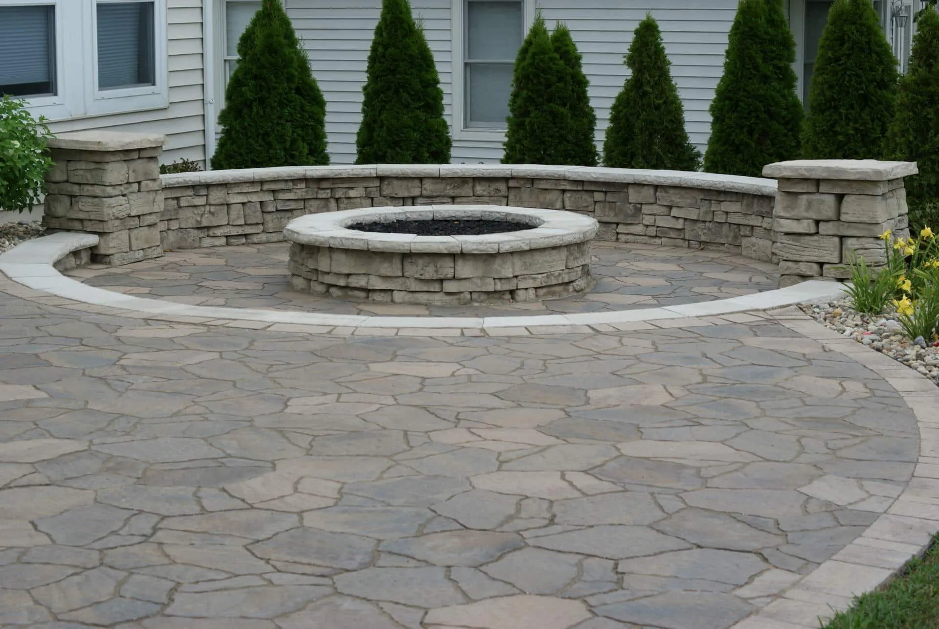 Retaining Wall Fire Pit Ideas to Level Up Your Space | Elevate Outdoor