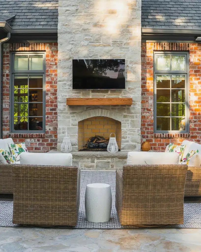 Custom Built Stone Fire Features | Elevate Outdoor